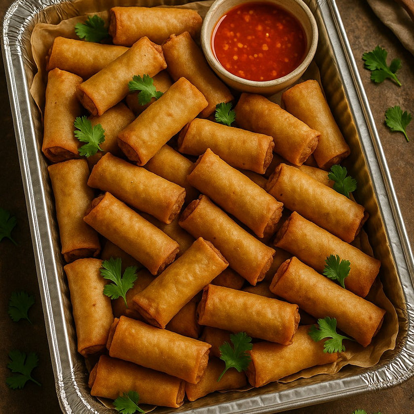 Mini Vegetarian Spring Rolls – Hannah's Kitchen