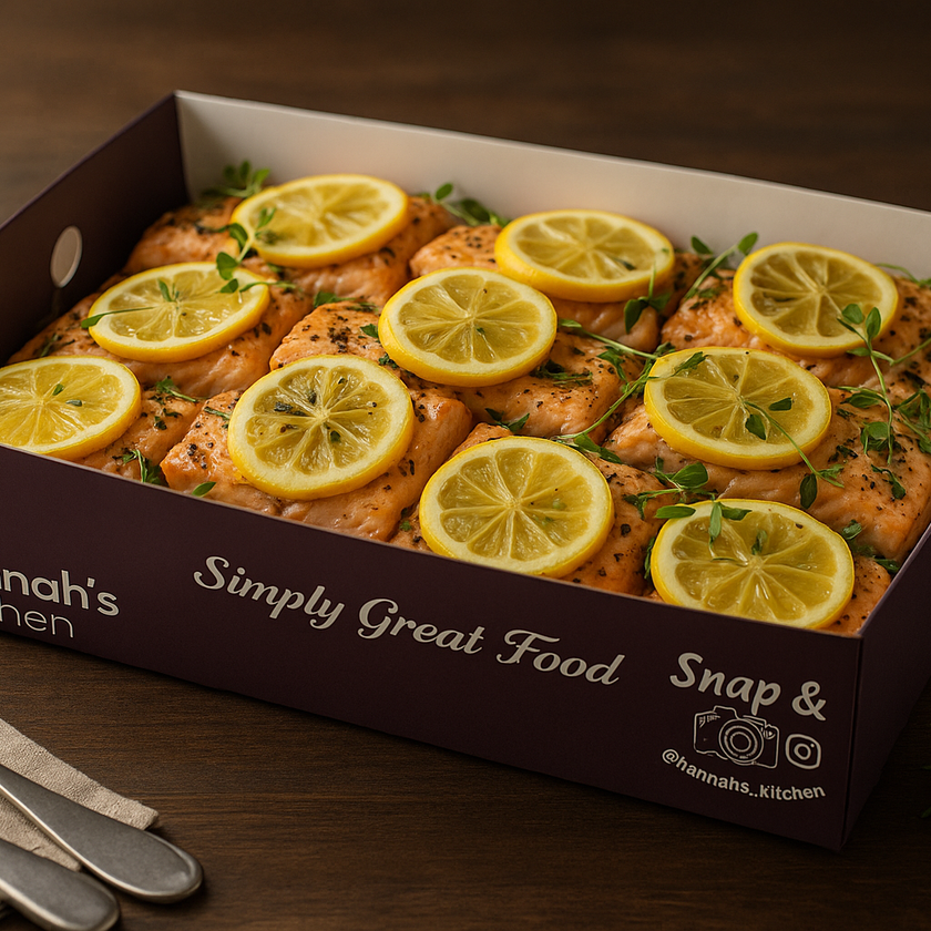 Lemon & Black Pepper Salmon Darne – Hannah's Kitchen